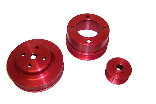 RED UNDERDRIVE PULLEY SET